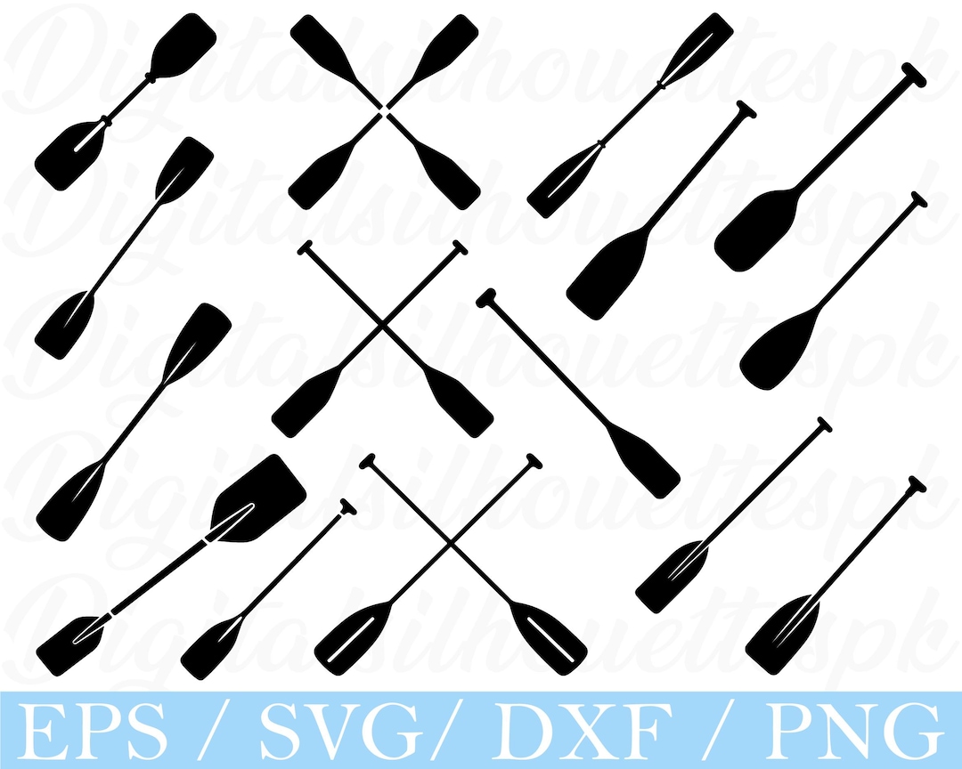 Oar Svg, Oar Silhouette, Dxf, Png - Etsy