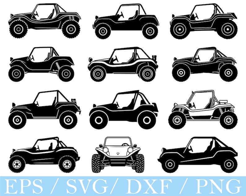 Off Road Buggy Svg, off Road Buggy Silhouette, off Road Buggy Vector ...