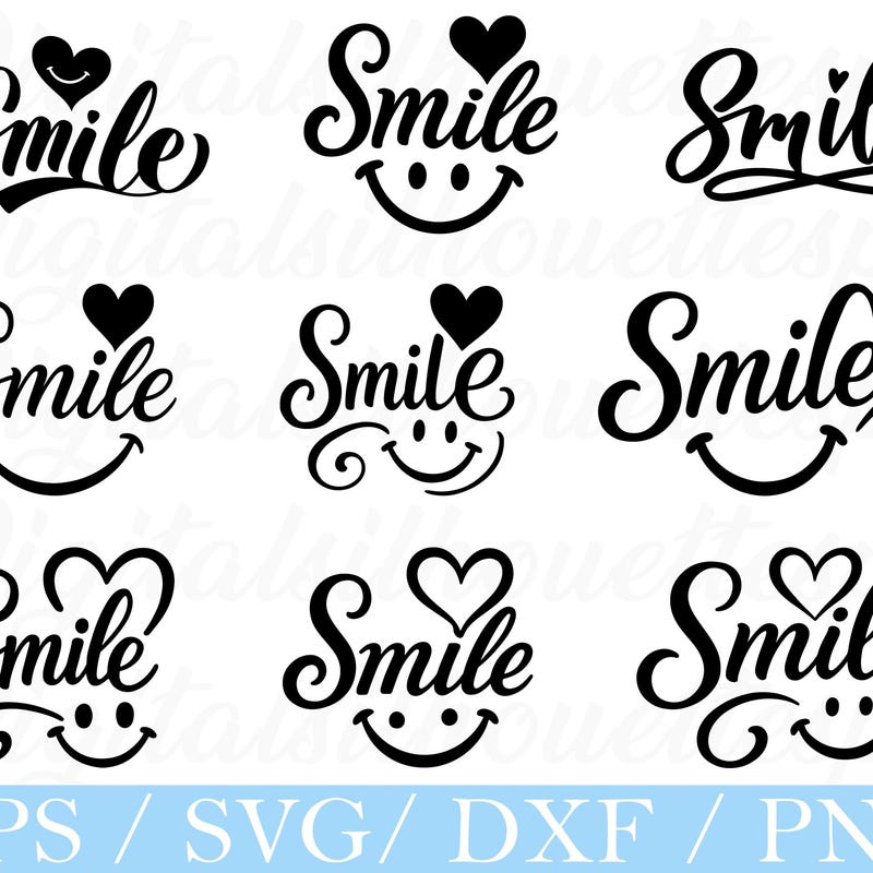 Smiley Face Svg - Etsy