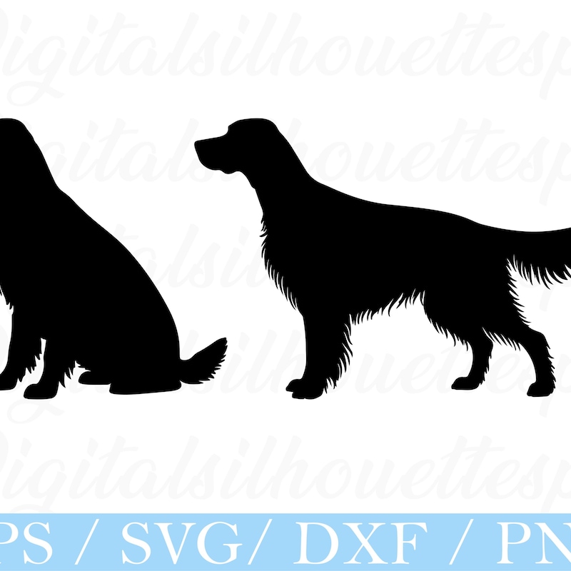 Digital Art Irish Setter - Etsy