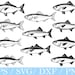 Mullet Fish Silhouette Vector, Cut File (digital Download) - Etsy