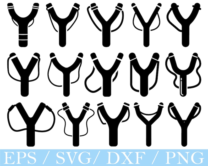 Slingshot Svg, Slingshot Silhouette, Slingshot Vector, Slingshot Cut ...