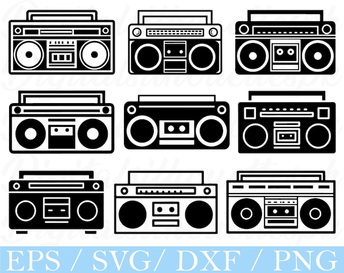 Vintage 1980s Boombox Stereo Digital Sound Lab 3D Woofer 5 Speaker ...