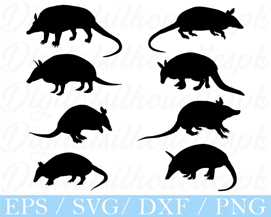 Armadillo Svg, Armadillo Silhouette, Dxf, Png - Etsy