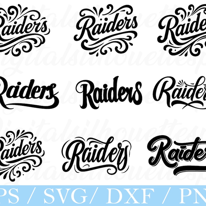 Raiders Logo Svg - Etsy