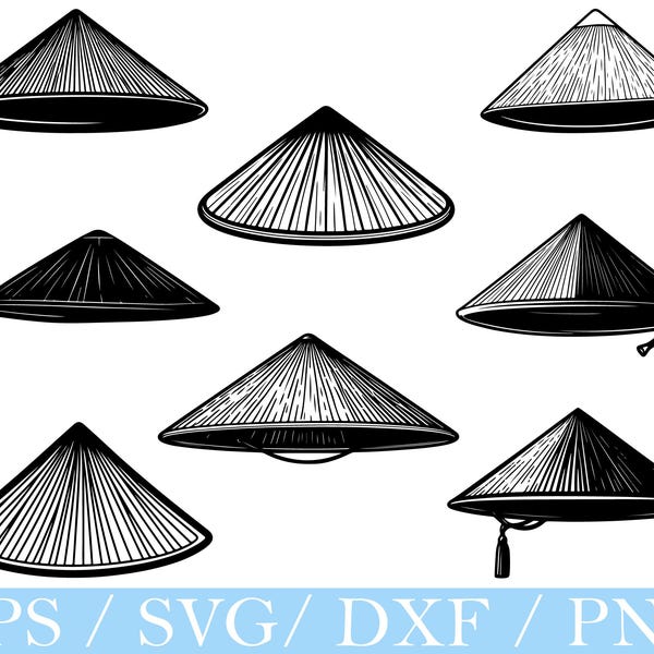 Traditional Conical Hats - Etsy