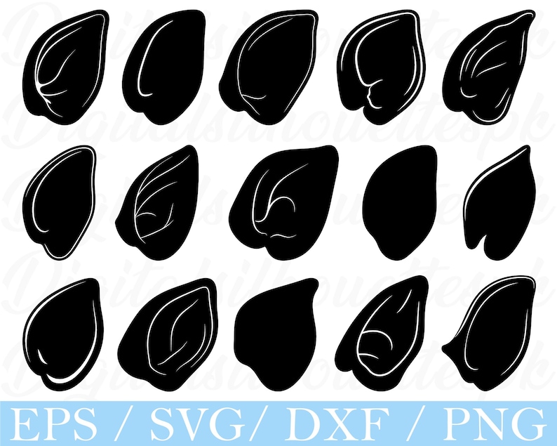 Pig Ears Svg, Pig Ears Silhouette, Dxf, Png - Etsy
