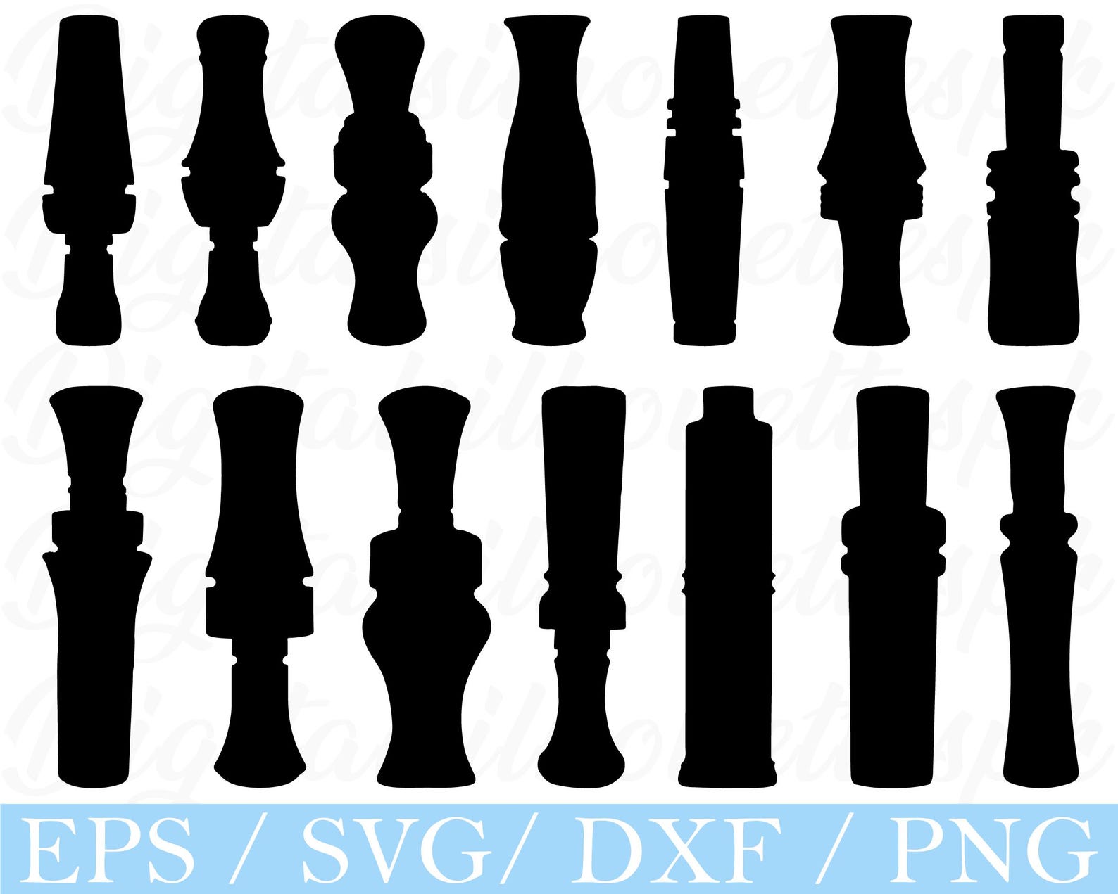 Duck Call Svg, Duck Call Silhouette, Dxf, Png - Etsy