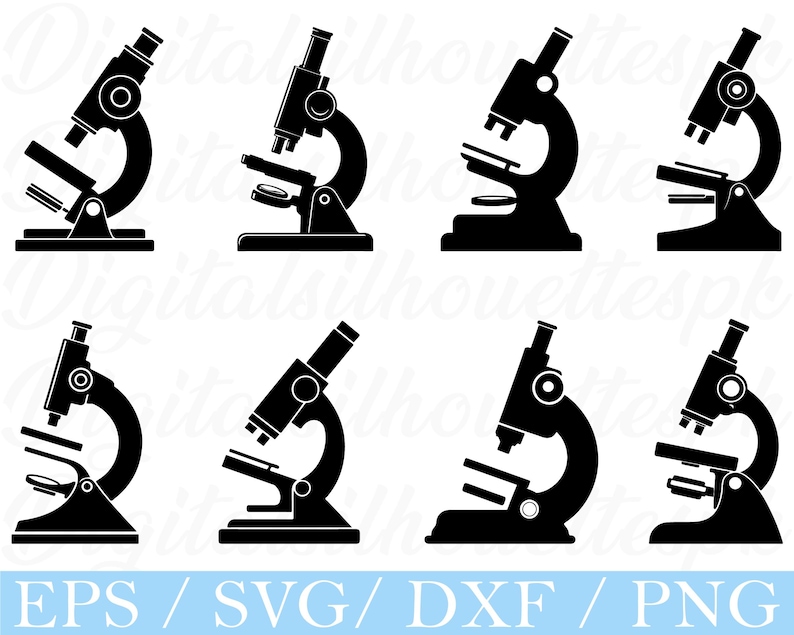 Microscope Svg, Microscope Silhouette, Dxf, Png - Etsy