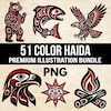 Haida First Nation 'raven Steals Moon' Vinyl Sticker Decal Pacific ...