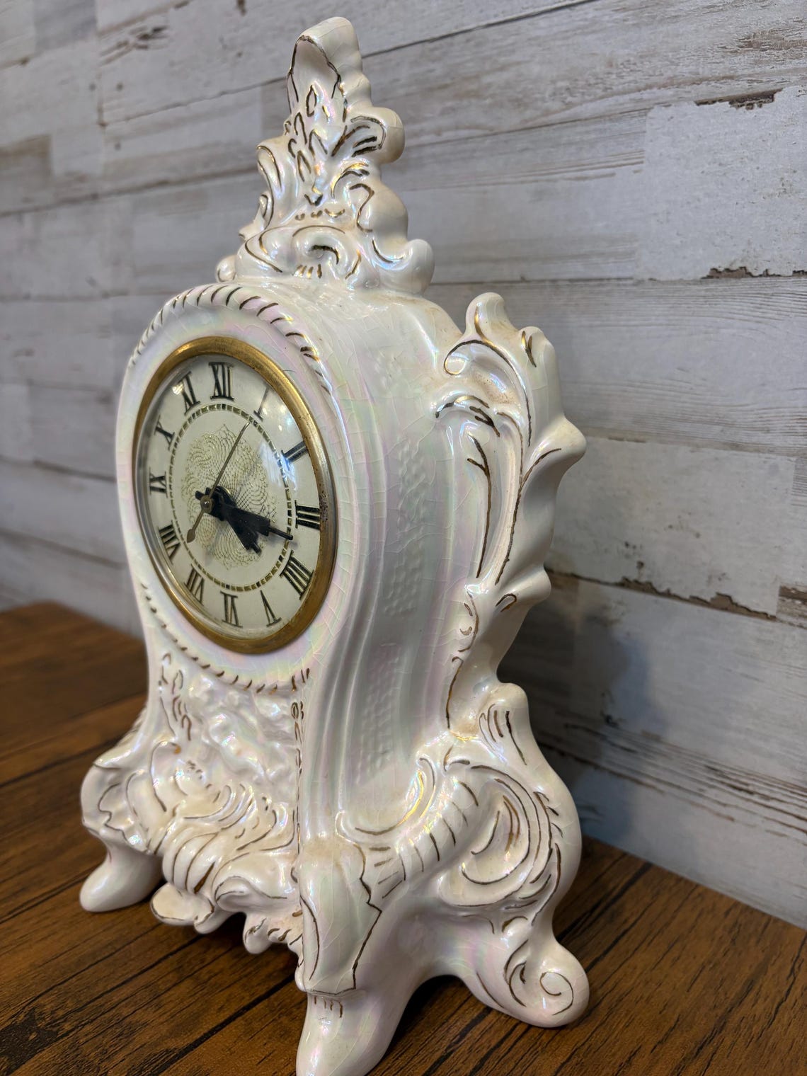 Vintage Mantle Clock - Etsy