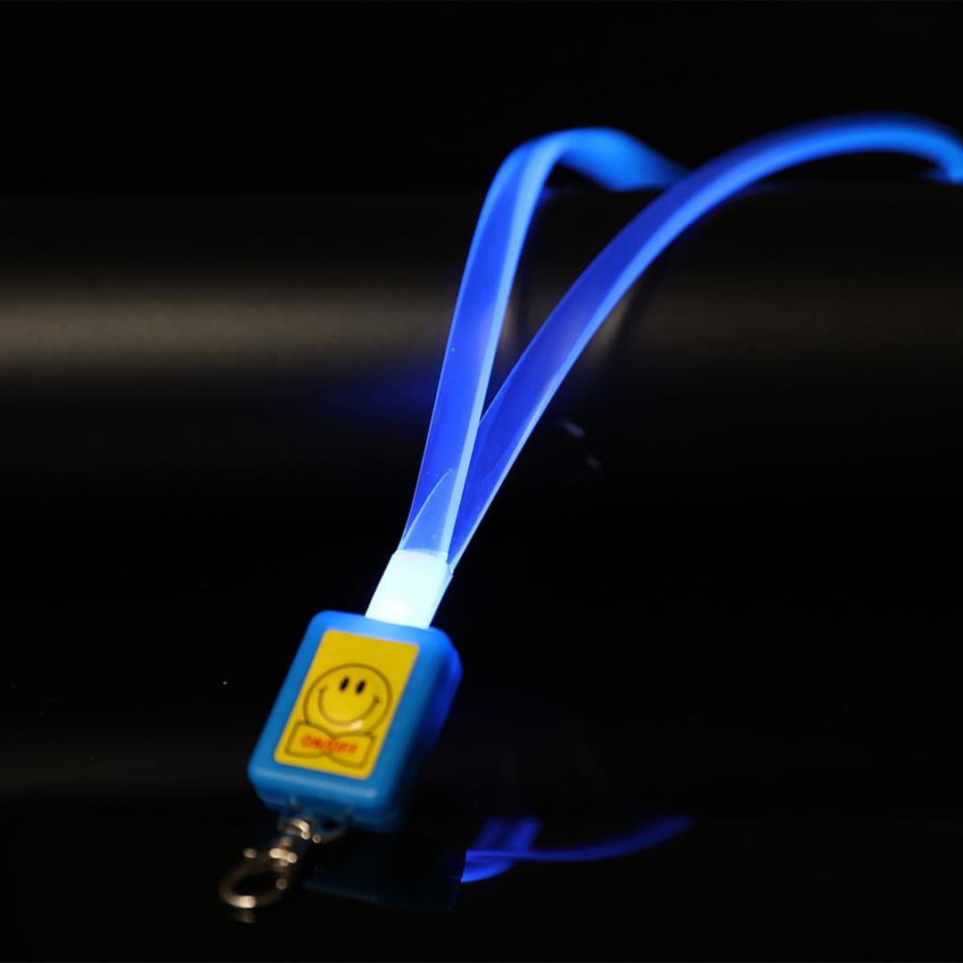 Light up LED Lanyards | Custom Glowing Lanyard for Concerts, Parties ...