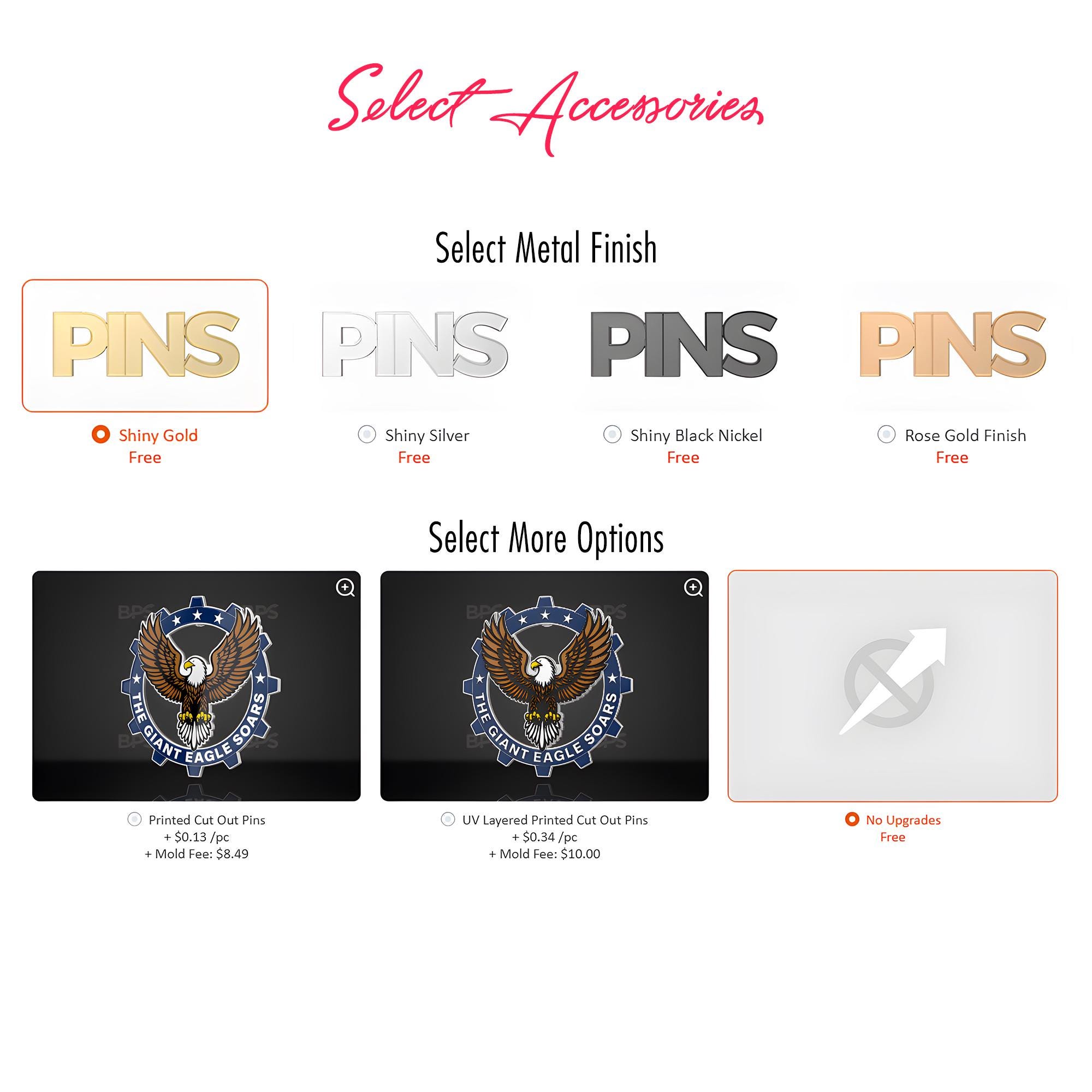 Custom Cut Out Pins | Custom Logo Brooch | Unique Badge Pin | Custom ...