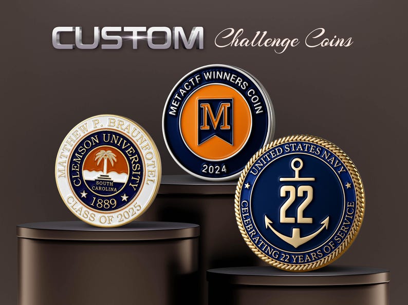 Custom Challenge Coin | Personalized Coin | Police Challenge Coin ...