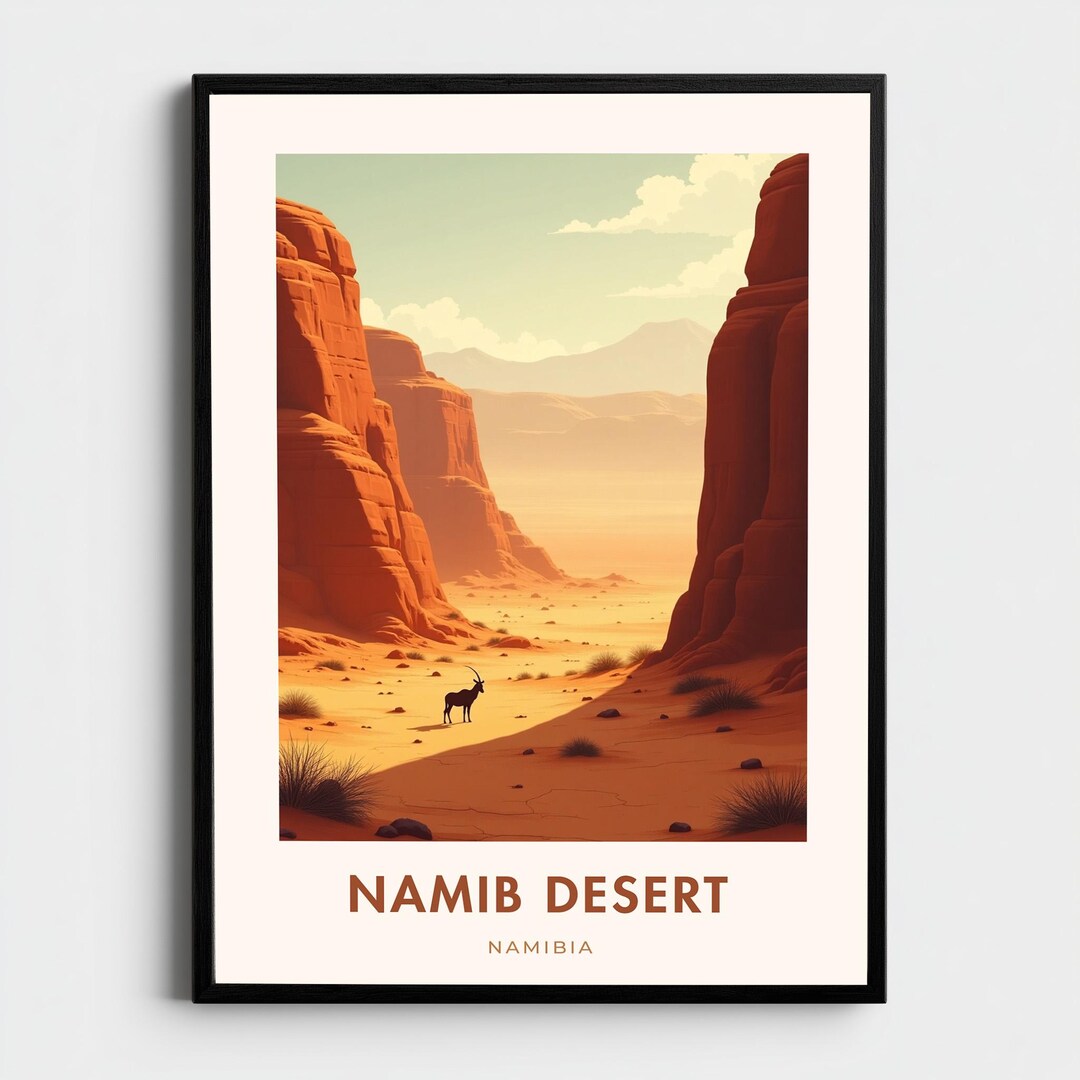 Namib Desert Namibia Poster Namib Desert Print Namibia Wall Art ...