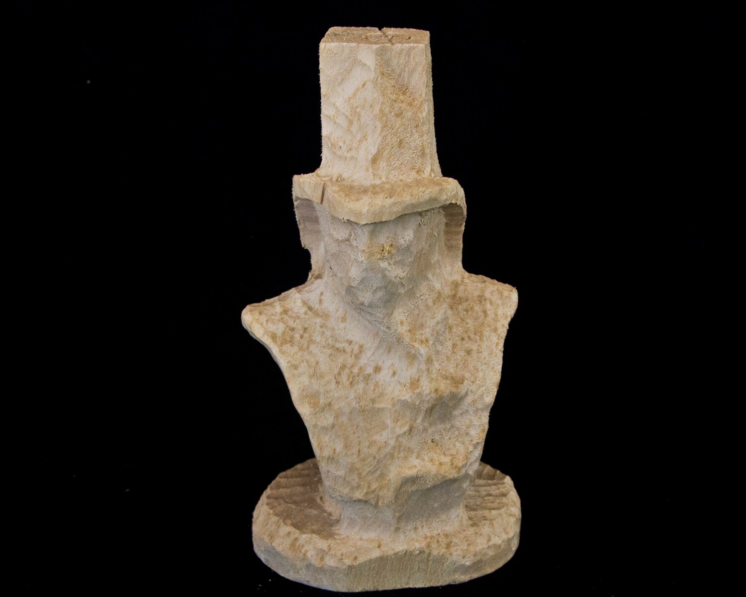 Woodcarving Roughout Fireman Bust Basswood Blank Vintage | Etsy