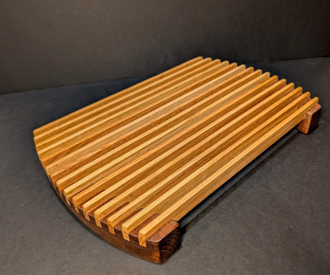 Wood Cooling Rack in Walnut and Red Oak Wooden Trivet - Etsy