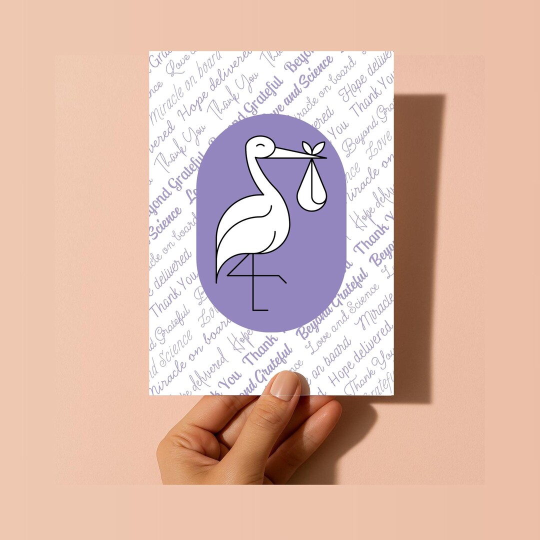 Fertility Clinic Appreciation Card | Doctor, Nurse, Embryologist, OBGYN ...