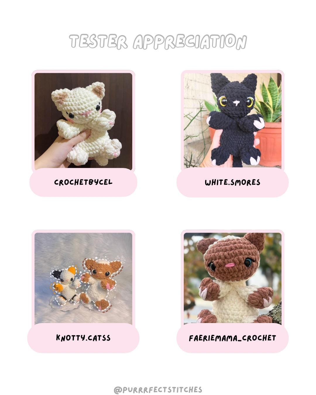 Baby Cat Snuggler 3 in 1 Kitten Crochet Pattern | Calico Tabby Simease ...