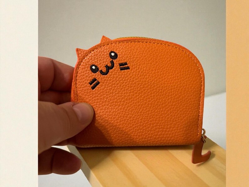 Multi-card Slot Holder, Short Wallet, Cartoon Cat Shape Wallet for ...