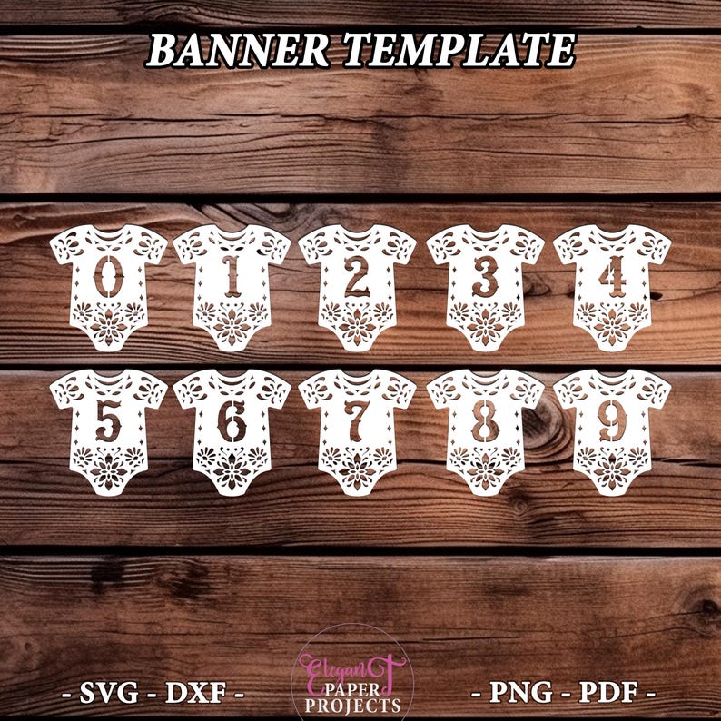 Papel Picado Alphabet SVG: DIY Mexican Fiesta Banner Template (digital ...