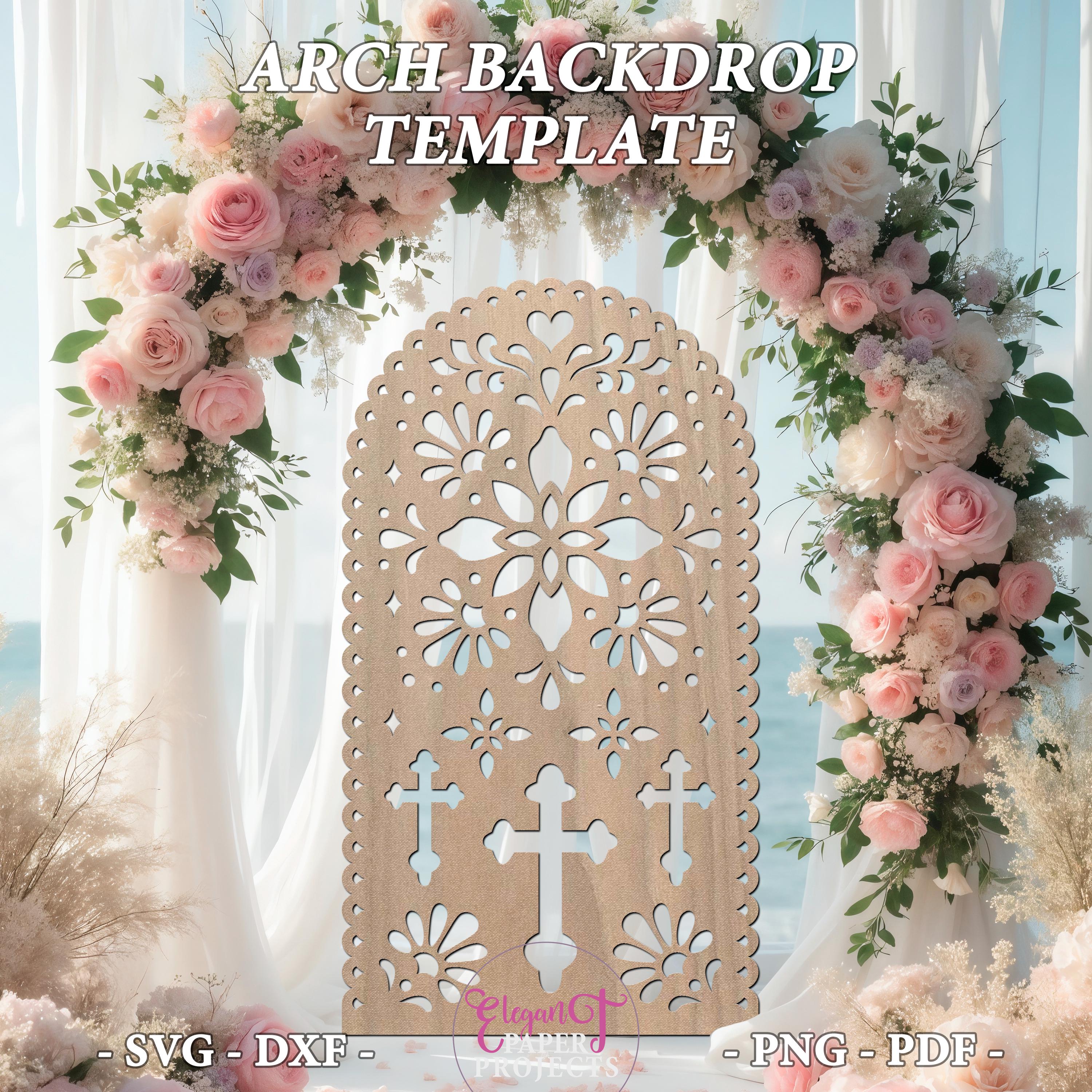 Cielito Lindo Arch Backdrop SVG: Baptism, Baby Shower Decor (digital ...