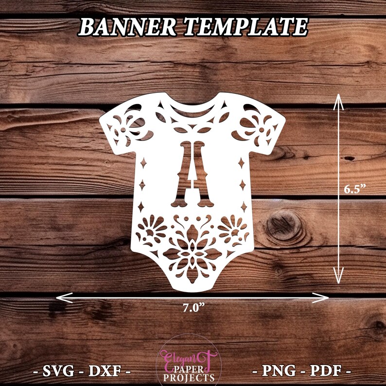 Papel Picado Alphabet SVG: DIY Mexican Fiesta Banner Template (digital ...