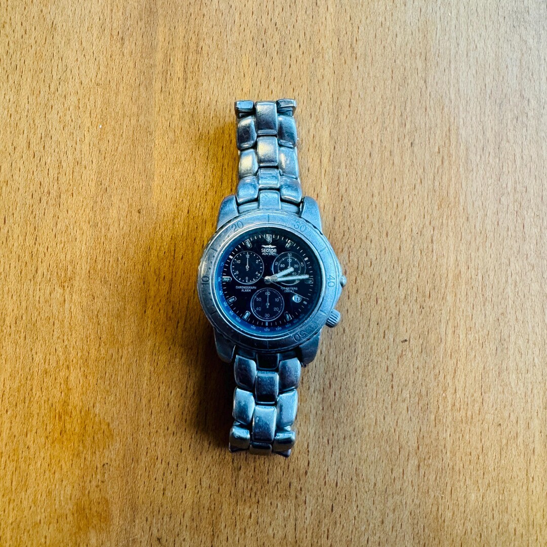 Sector ADV 5500 Vintage Chronograph Herrenarmbanduhr – Edelstahl ...