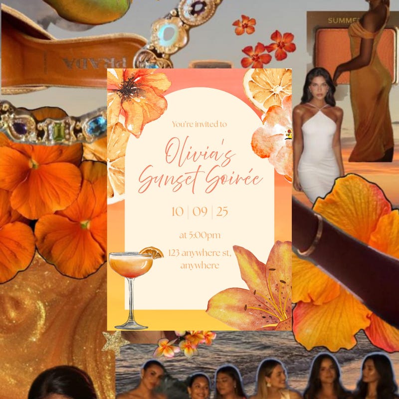 Sunset Cocktail Party - Etsy