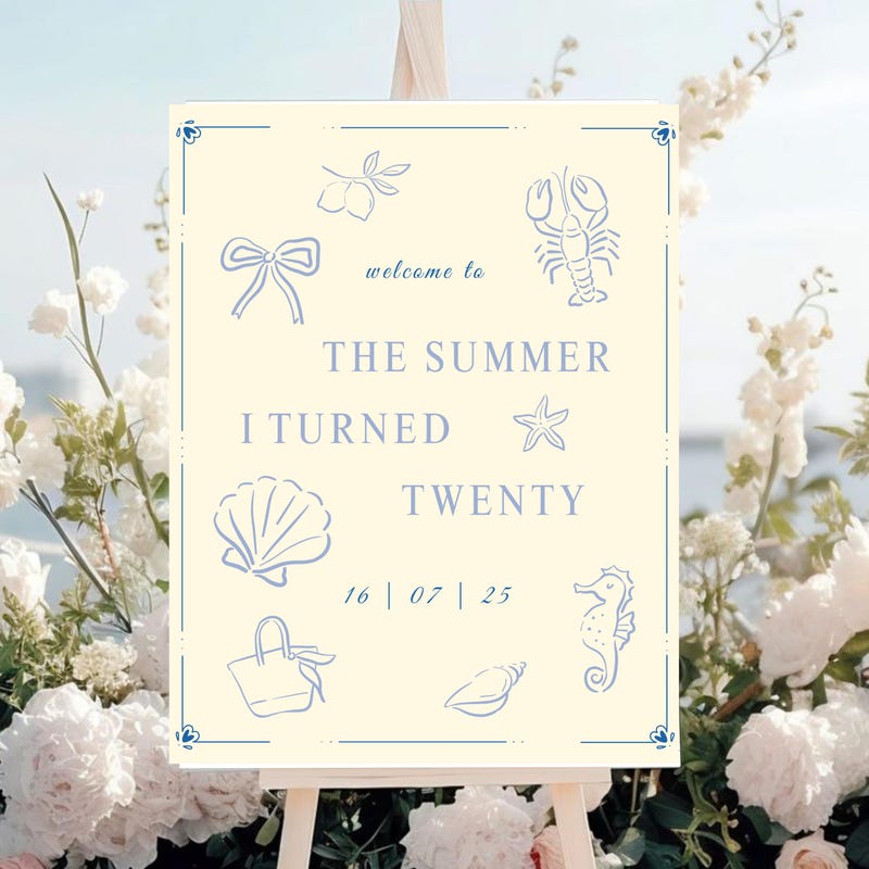 Summer I Turned Pretty Posters - Etsy