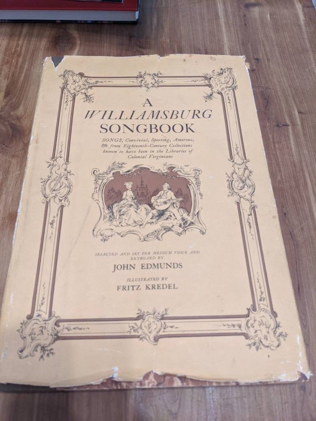 John Edmunds / A WILLIAMSBURG SONGBOOK 1st Edition 1964 - Etsy