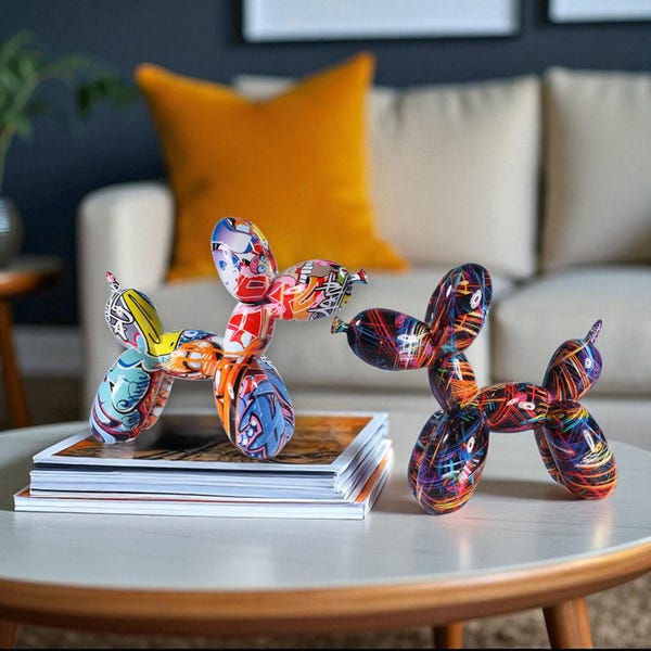 Balloon Dog Figurine Statue - Etsy