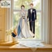 Wedding Stained Glass Pattern: DIY Home Decor (PDF/PNG), Suncatcher ...