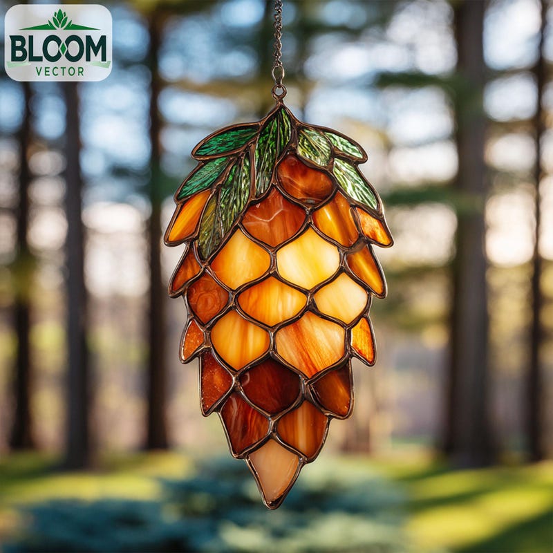 Glass Pine Cone - Etsy