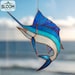 Marlin Stained Glass Pattern PDF | Marlin Suncatcher Template | DIY ...