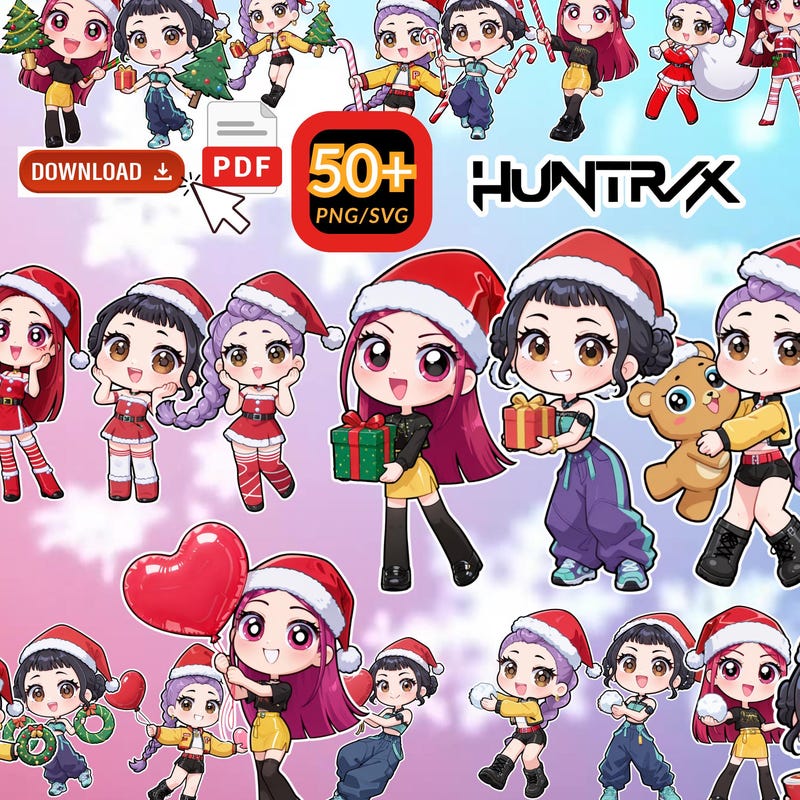 Huntrix Chibi - Etsy