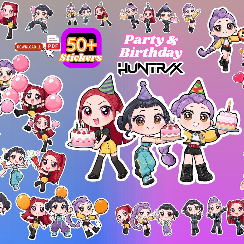 Huntrix Chibi - Etsy
