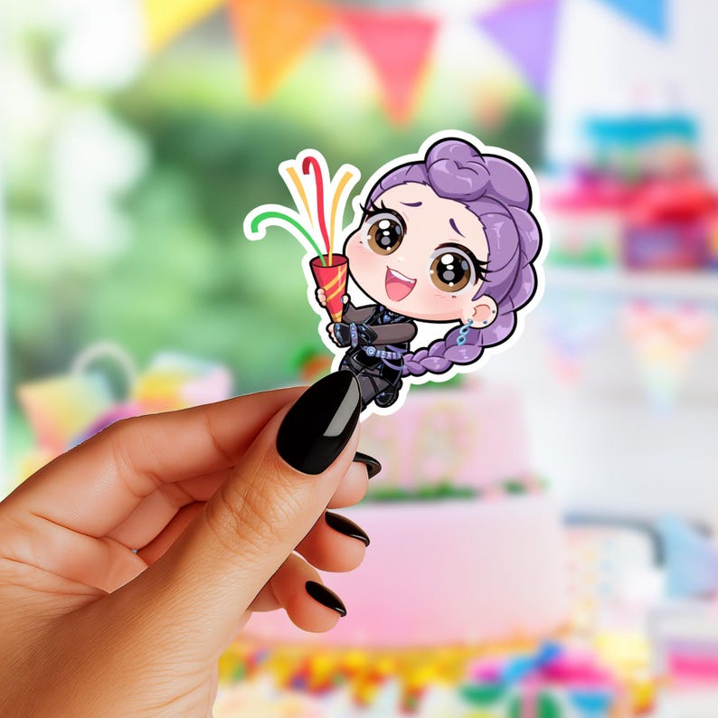 Huntrix Party Kpop Demon Hunters Digital Download Sticker Kit | ALL ...