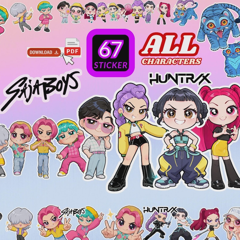 Kpop Demon Hunter Cards - Etsy