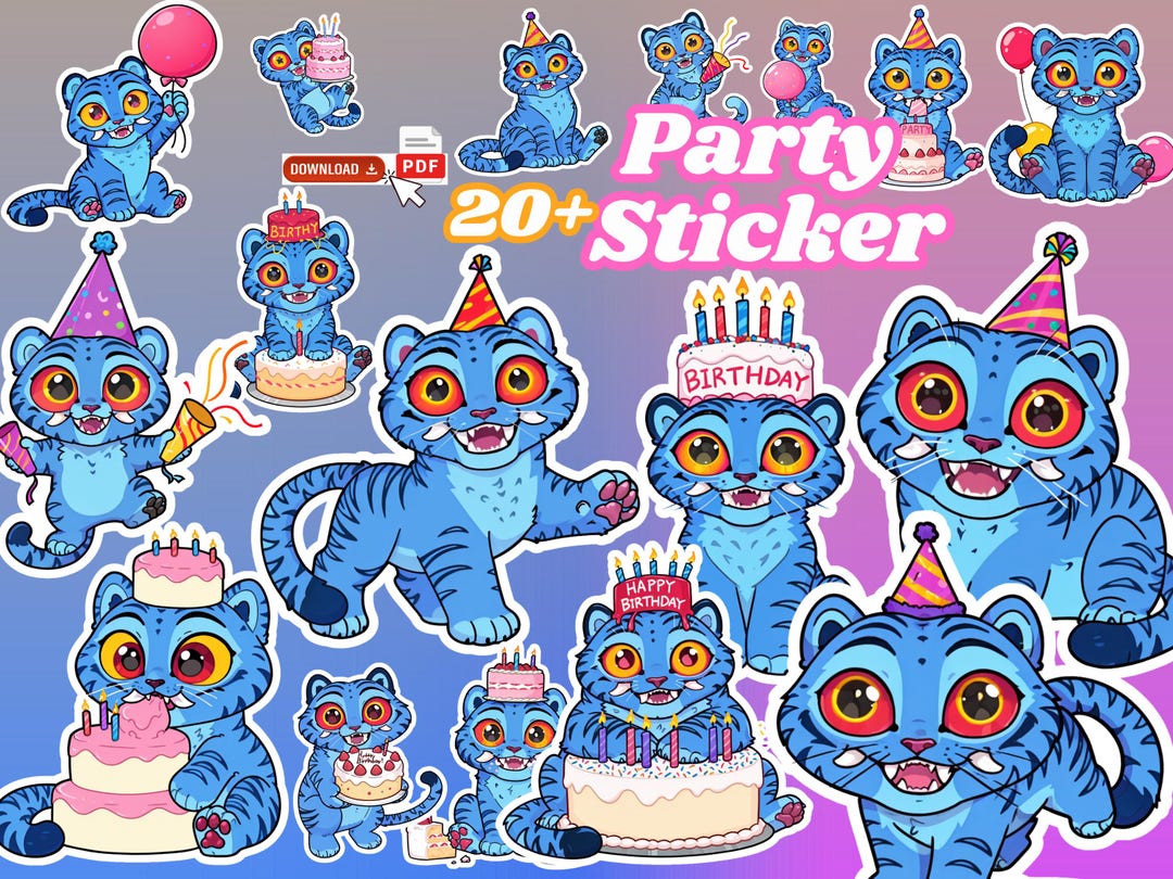 Kpop Demon Hunters Derpy Huntrix Party Digital Download Sticker ...