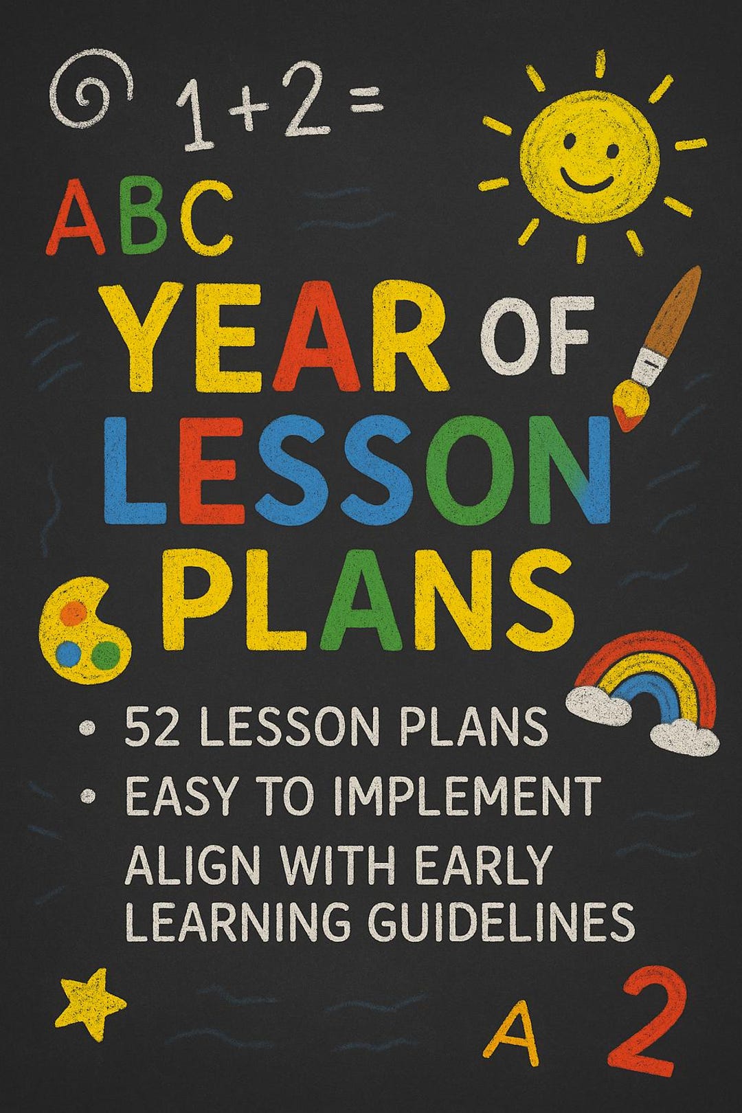 Complete Year of Toddler Lesson Plans (ages 2–3) – 52 Weeks of Easy ...