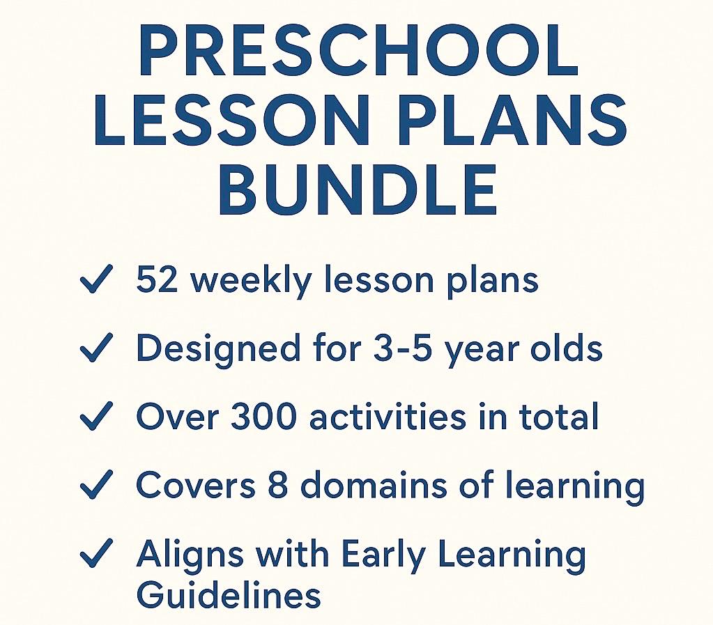 Mega Lesson Plan Bundle | Infants, 1–2s, 2–3s, 3–5s | 52 Weeks Each - Etsy