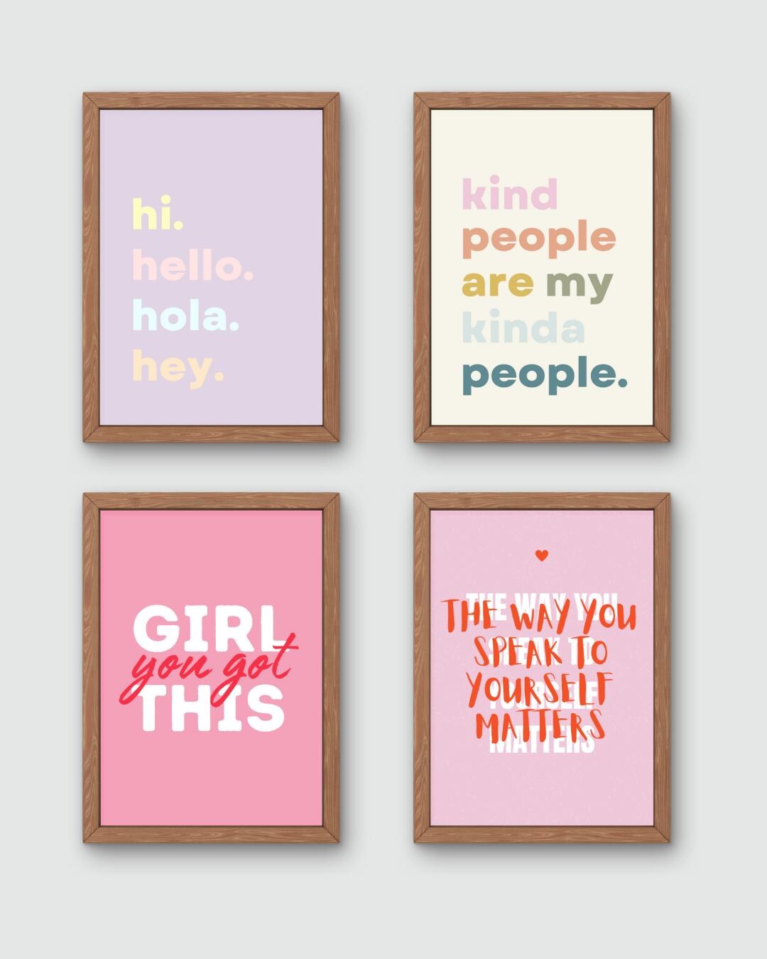 Editable Wall Art Prints Template | Modern Home Decor (canva) - Etsy