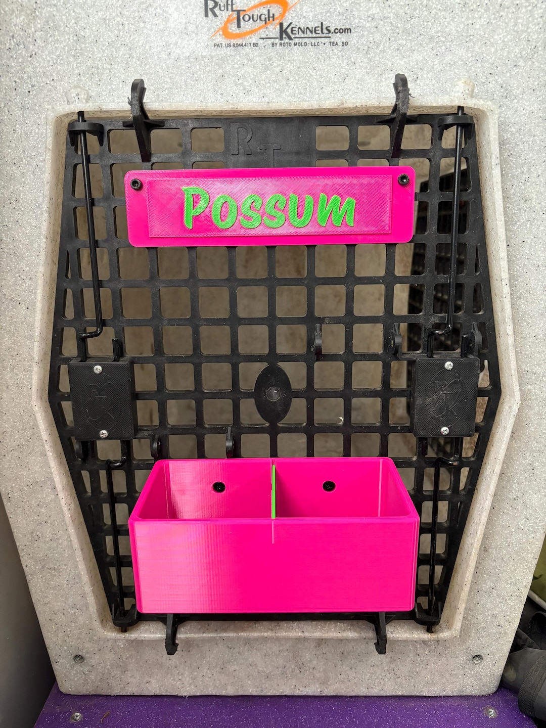 3D Printed Custom Ruffland/rufftuff Crate Tag - Etsy