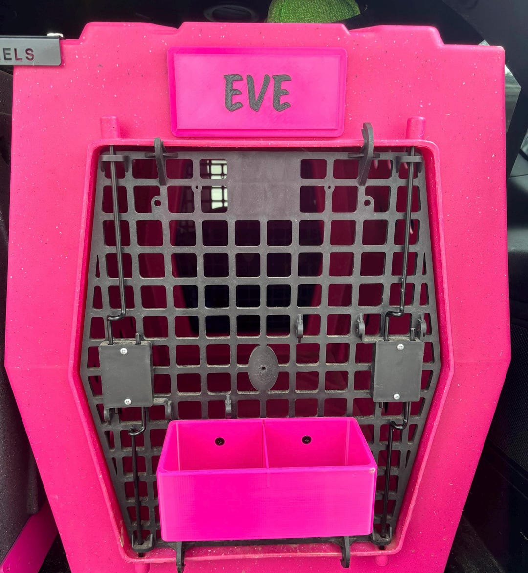 Ruffland Crate Name Tag – 3D Printed Logo Cover for Large or ...