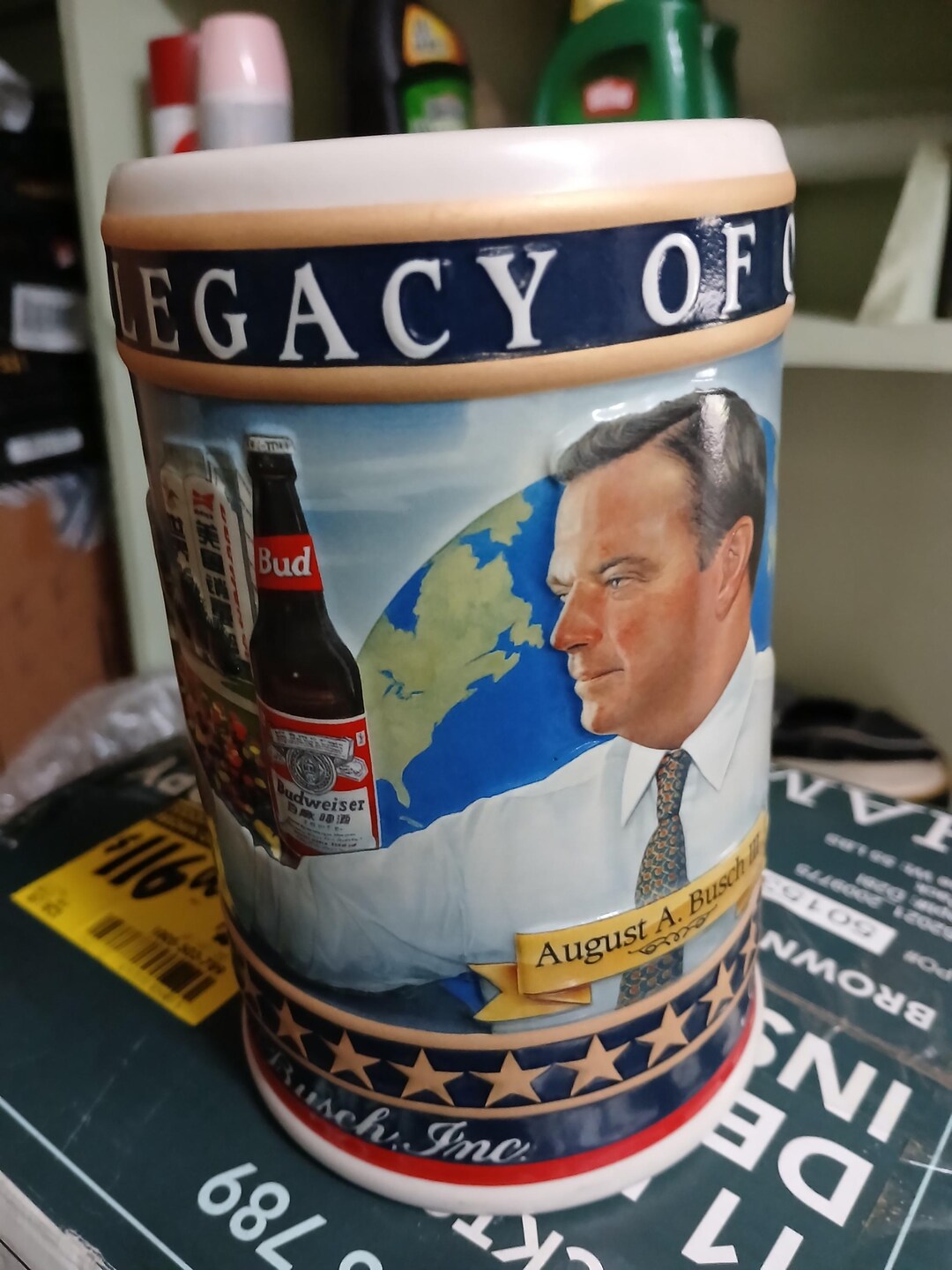 Anheiser Bush Family Collector's Beer Stei - Etsy