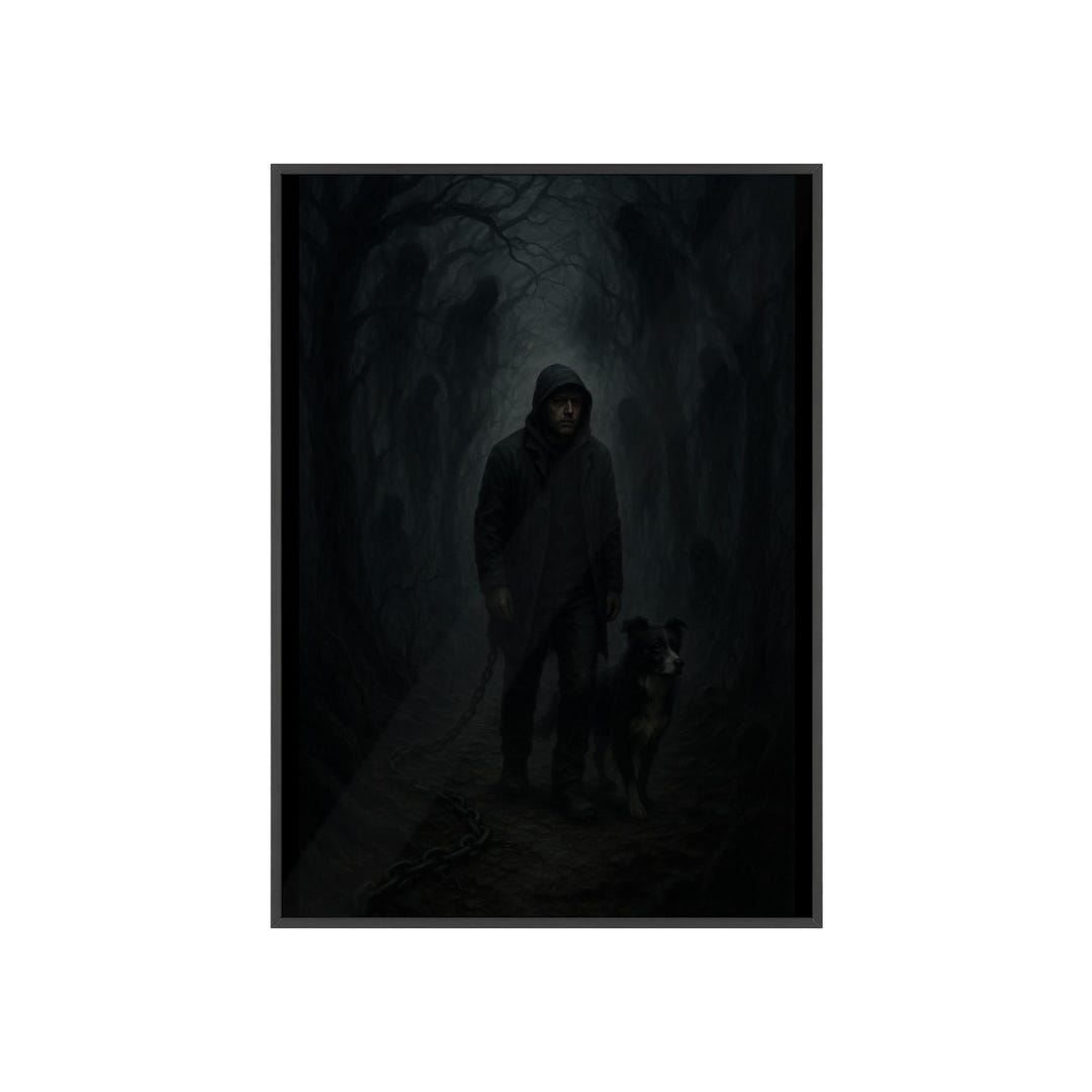 Dark Macabre Posters, Gothic Wall Art for Trauma Companionship, Wooden ...