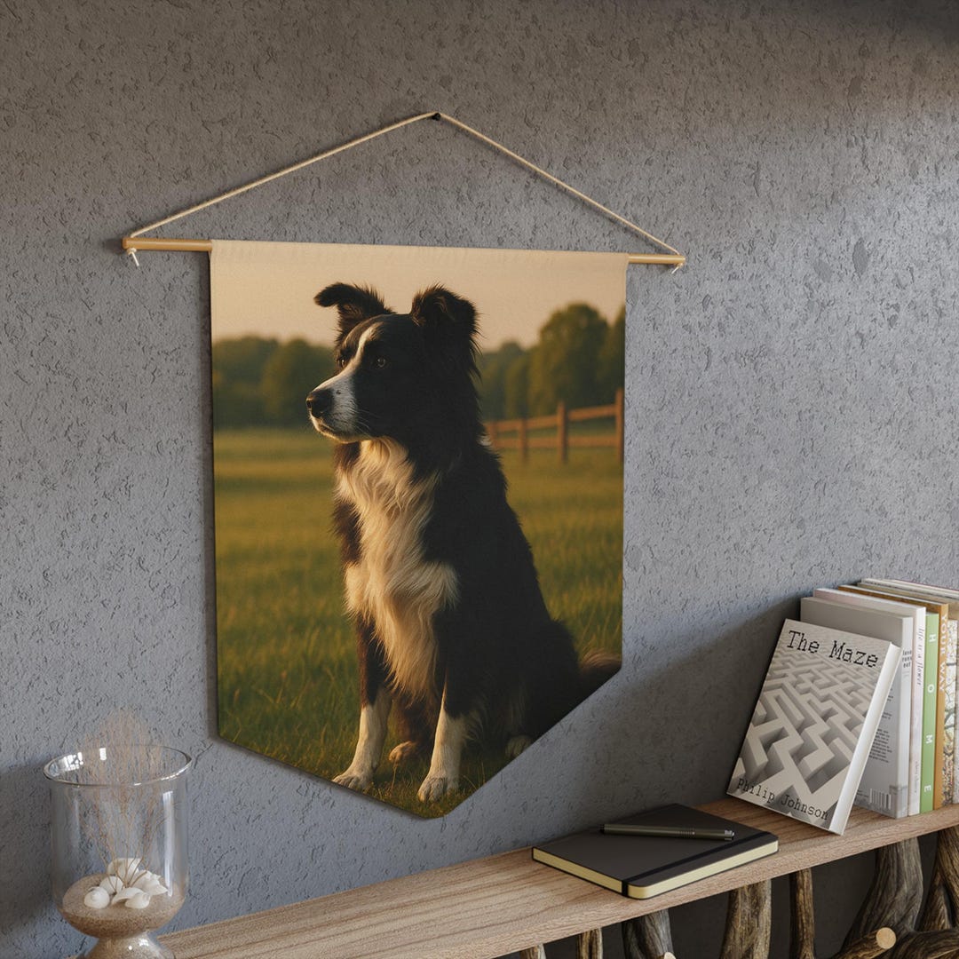 Custom Dog Wall Pennant, Pet Banner for Dog Lovers, Home Décor, Dog Art ...