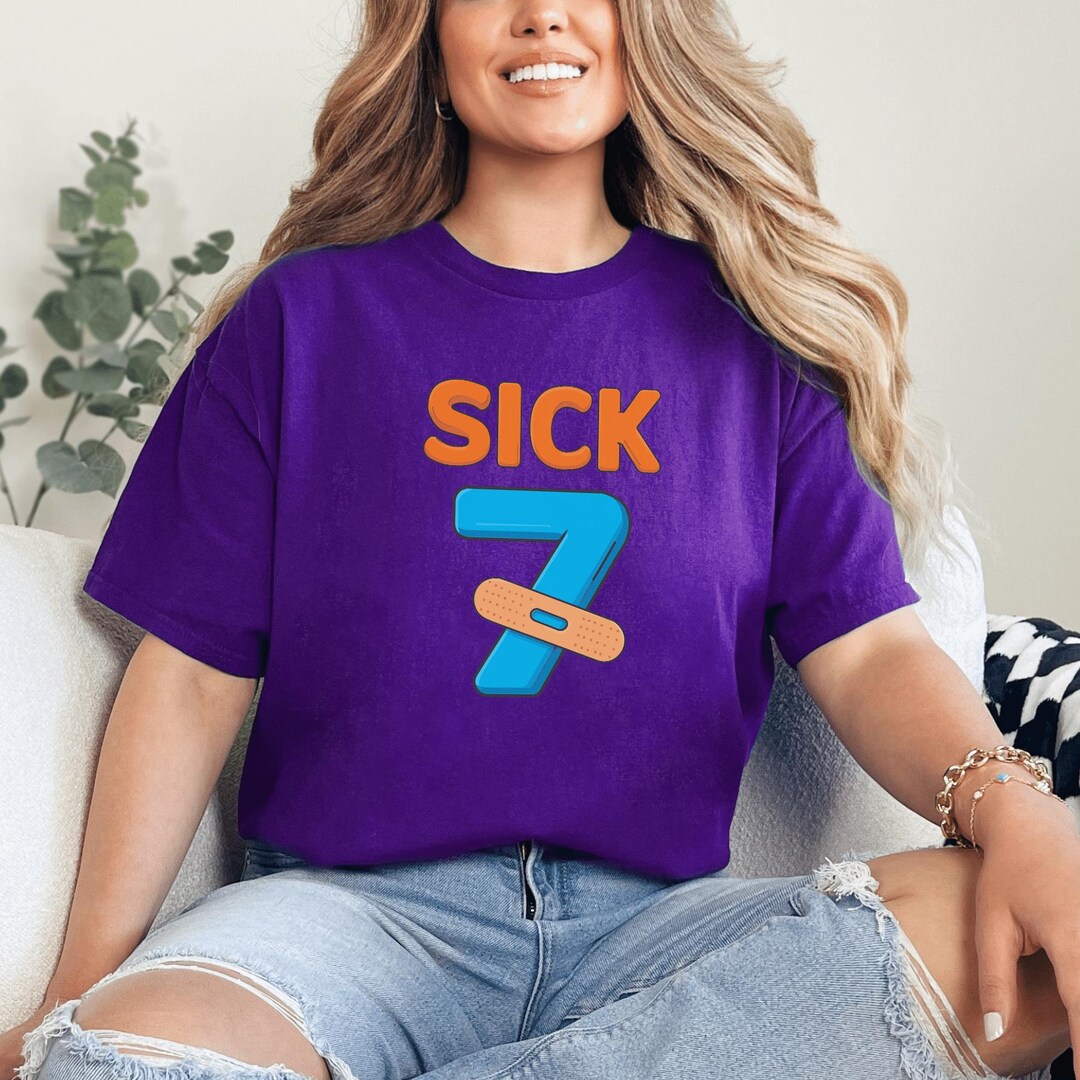 Sick 7 Funny Math Shirt Six Seven Trend Tee Viral Meme Kids Shirt 67 ...