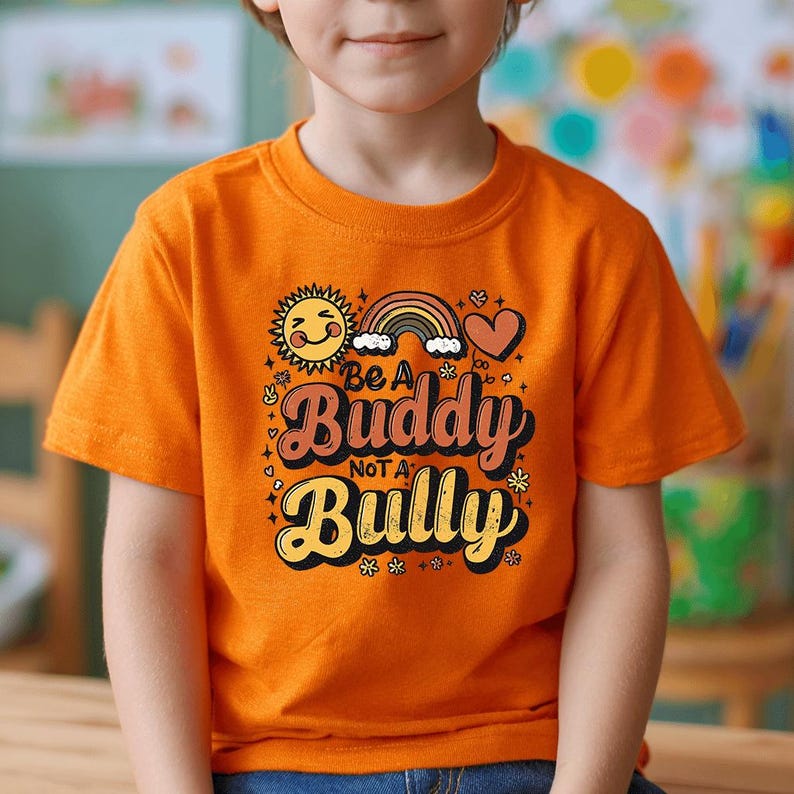 Be A Buddy Not A Bully Shirt Anti Bullying Awareness Tee Kindness ...
